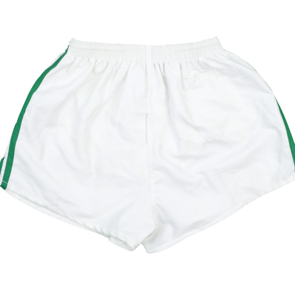 Nos 90s Lined Striped Running Shorts Mens Xl White - Gem